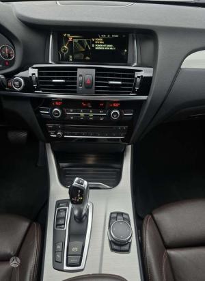 Black BMW X4 2016 in Panevezys, with an engine capacity of 2.00 L and mileage of 279 thousand km for 13499 €, photo 23 on AUTOMOTO.COM.LV