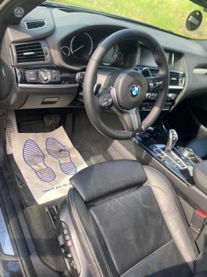 Black BMW X4 2016 in Vilnius, with an engine capacity of 3.00 L and mileage of 195 thousand km for 21450 €, photo 9 on AUTOMOTO.COM.LV