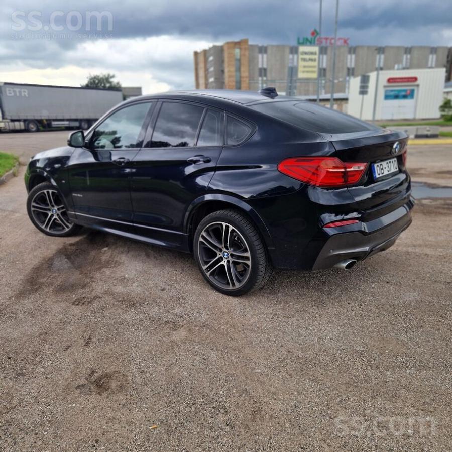 Melns BMW X4 2016 Rīga, ar dzinēja tilpumu 2.00 L un nobraukumu 219 tūkst. km par 17300 €, foto 4 vietnē AUTOMOTO.COM.LV