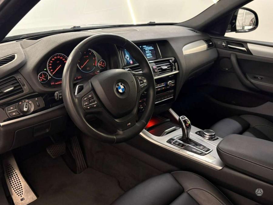 Black BMW X4 2016 in Marijampole, with an engine capacity of 2.99 L and mileage of 254 thousand km for 17700 €, photo 3 on AUTOMOTO.COM.LV