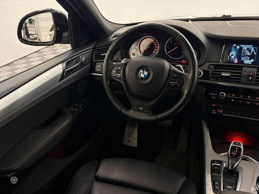 Black BMW X4 2016 in Marijampole, with an engine capacity of 2.99 L and mileage of 254 thousand km for 17700 €, photo 19 on AUTOMOTO.COM.LV