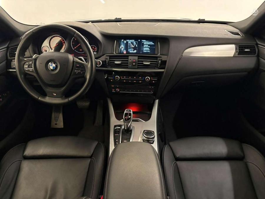 Black BMW X4 2016 in Marijampole, with an engine capacity of 2.99 L and mileage of 254 thousand km for 17700 €, photo 21 on AUTOMOTO.COM.LV