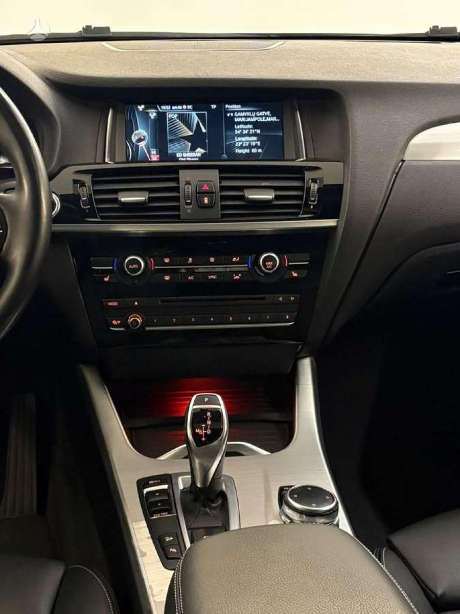 Black BMW X4 2016 in Marijampole, with an engine capacity of 2.99 L and mileage of 254 thousand km for 17700 €, photo 23 on AUTOMOTO.COM.LV