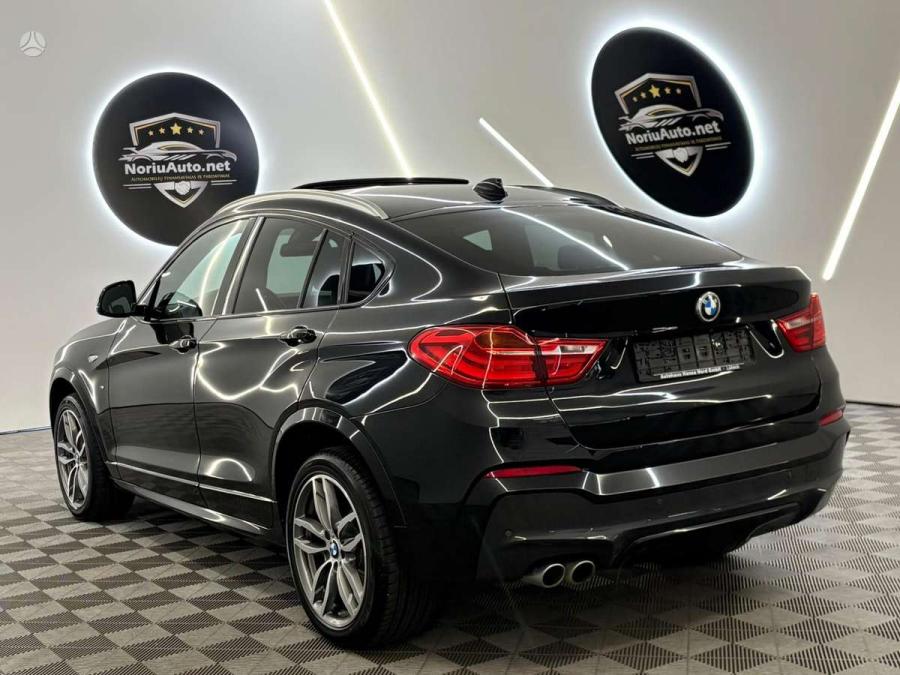 Black BMW X4 2016 in Marijampole, with an engine capacity of 2.99 L and mileage of 254 thousand km for 17700 €, photo 37 on AUTOMOTO.COM.LV