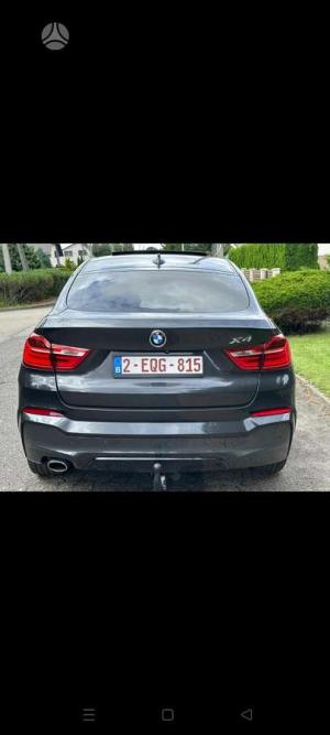Black BMW X4 2016 in Vilnius, with an engine capacity of 2.00 L and mileage of 194 thousand km for 15999 €, photo 6 on AUTOMOTO.COM.LV