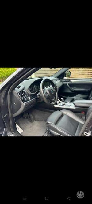 Black BMW X4 2016 in Vilnius, with an engine capacity of 2.00 L and mileage of 194 thousand km for 15999 €, photo 8 on AUTOMOTO.COM.LV