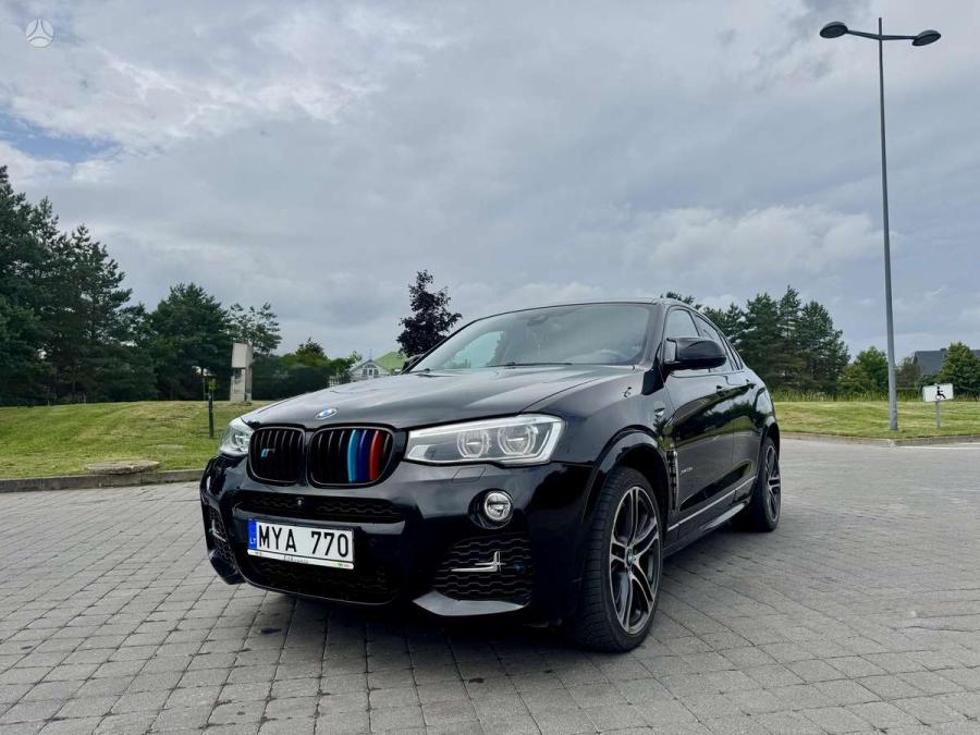 Melns BMW X4 2016 Telšiai, ar dzinēja tilpumu 2.99 L un nobraukumu 215 tūkst. km par 18000 €, foto 1 vietnē AUTOMOTO.COM.LV