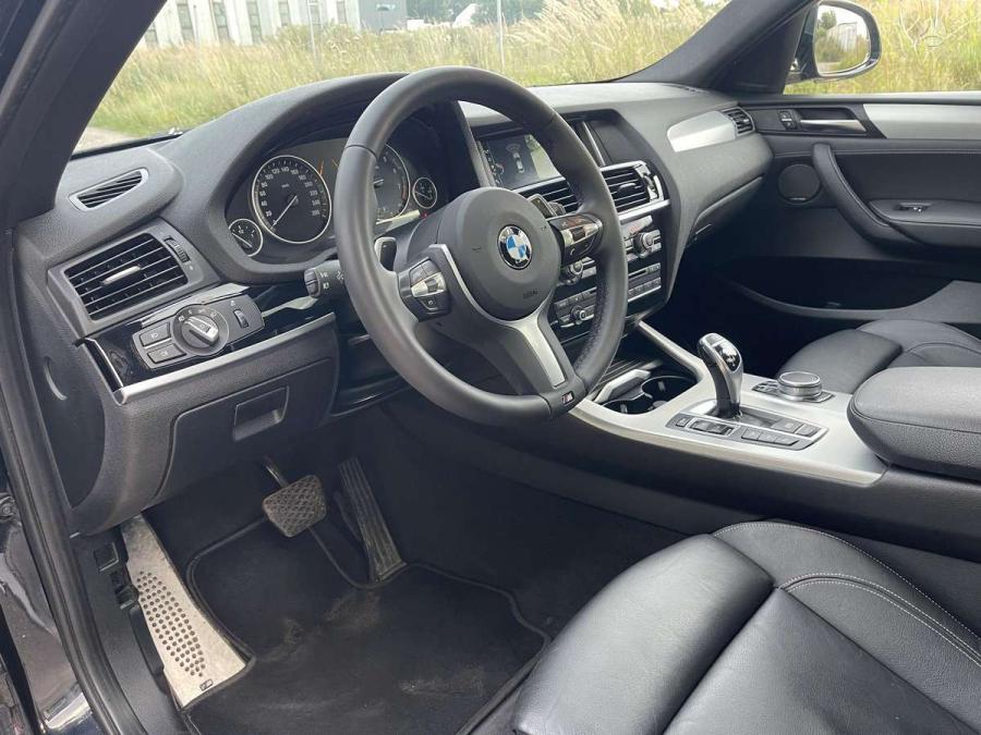 Melns BMW X4 2016 Kauņa, ar dzinēja tilpumu 2.98 L un nobraukumu 171 tūkst. km par 13900 €, foto 12 vietnē AUTOMOTO.COM.LV