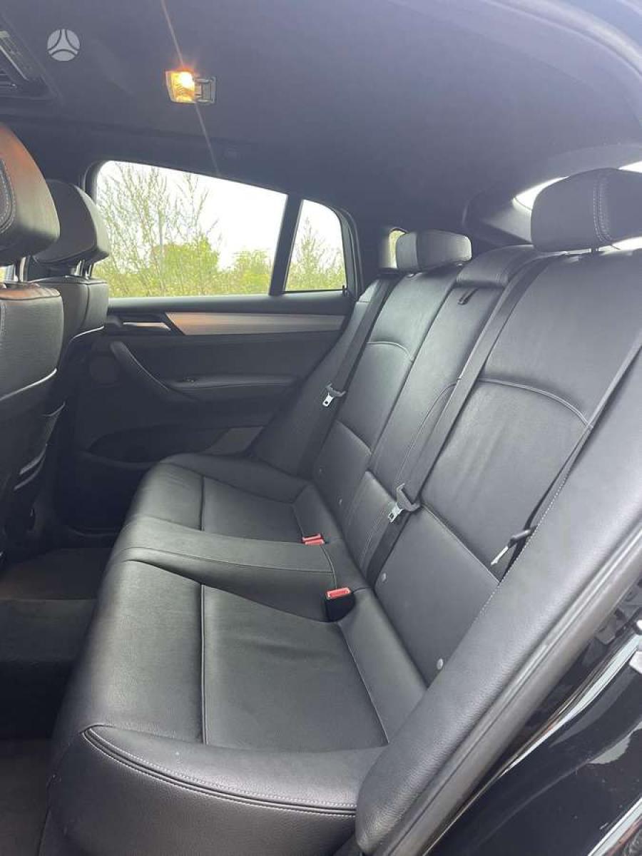 Melns BMW X4 2016 Kauņa, ar dzinēja tilpumu 2.98 L un nobraukumu 171 tūkst. km par 13900 €, foto 17 vietnē AUTOMOTO.COM.LV