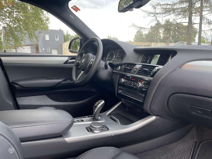 Melns BMW X4 2016 Kauņa, ar dzinēja tilpumu 2.98 L un nobraukumu 171 tūkst. km par 13900 €, foto 18 vietnē AUTOMOTO.COM.LV