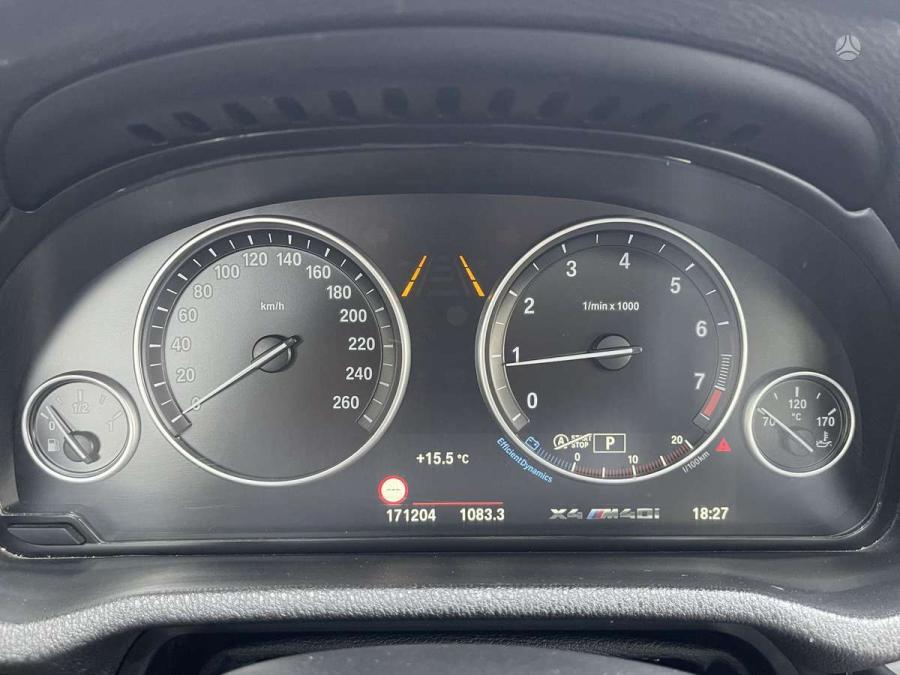 Melns BMW X4 2016 Kauņa, ar dzinēja tilpumu 2.98 L un nobraukumu 171 tūkst. km par 13900 €, foto 26 vietnē AUTOMOTO.COM.LV