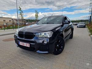 Melns BMW X4 2016 Viļņa, ar dzinēja tilpumu 2.00 L un nobraukumu 196 tūkst. km par 16690 €, foto  vietnē AUTOMOTO.COM.LV