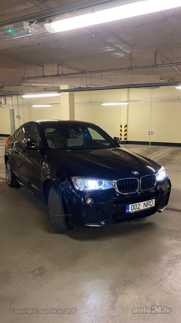 Black BMW X4 2017 in Tallinn, with an engine capacity of 2.00 L and mileage of 125 thousand km for 19000 €, photo 1 on AUTOMOTO.COM.LV