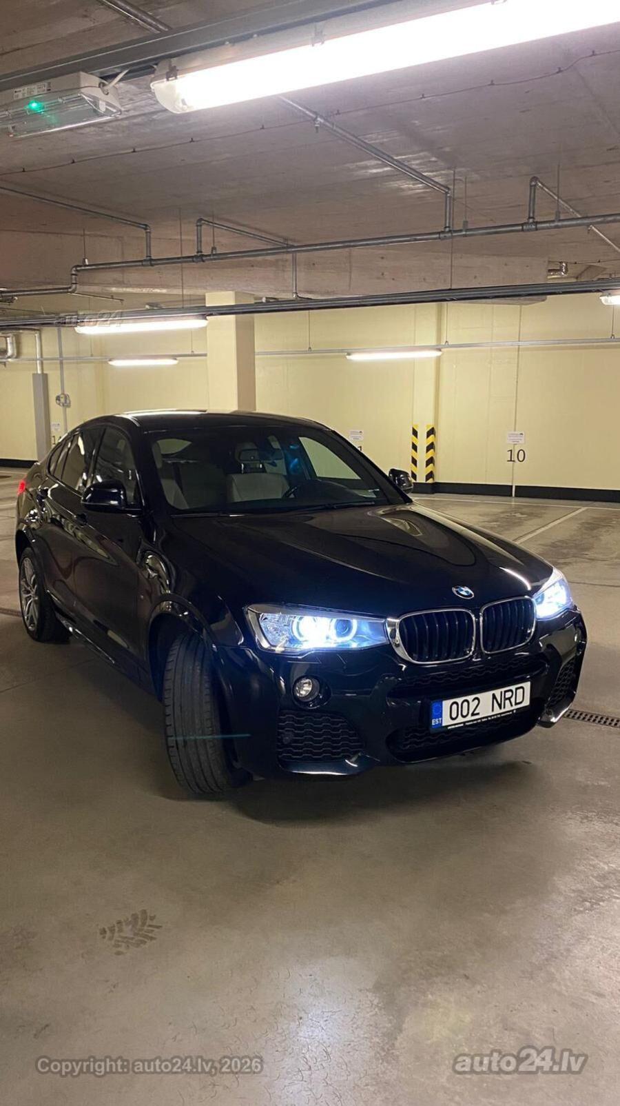 Black BMW X4 2017 in Tallinn, with an engine capacity of 2.00 L and mileage of 125 thousand km for 19000 €, photo 1 on AUTOMOTO.COM.LV