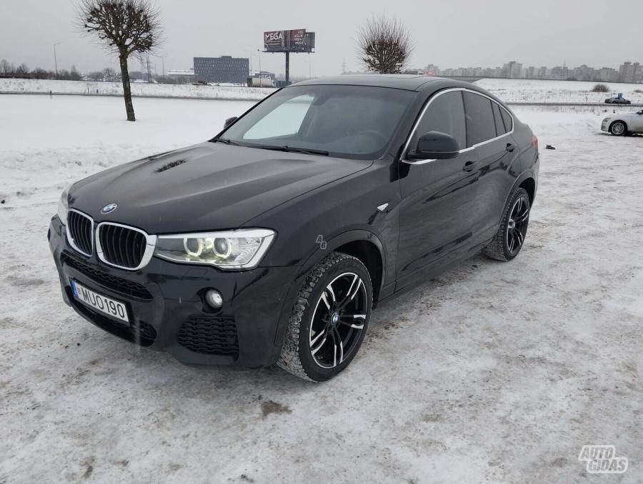 Black BMW X4 2017 in Kaunas, with an engine capacity of 2.00 L and mileage of 277 thousand km for 15700 €, photo 1 on AUTOMOTO.COM.LV