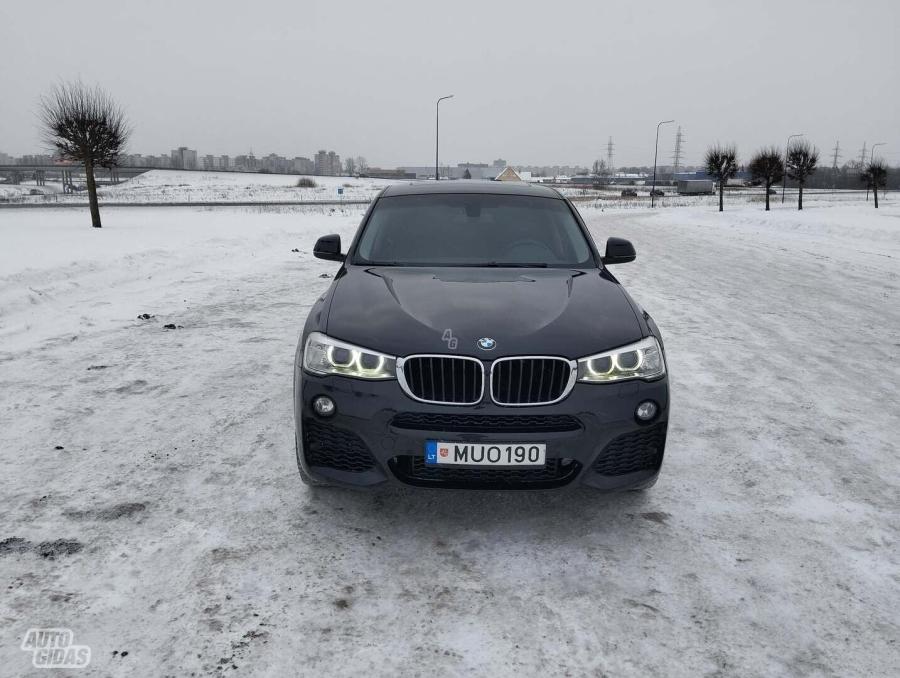 Black BMW X4 2017 in Kaunas, with an engine capacity of 2.00 L and mileage of 277 thousand km for 15700 €, photo 9 on AUTOMOTO.COM.LV