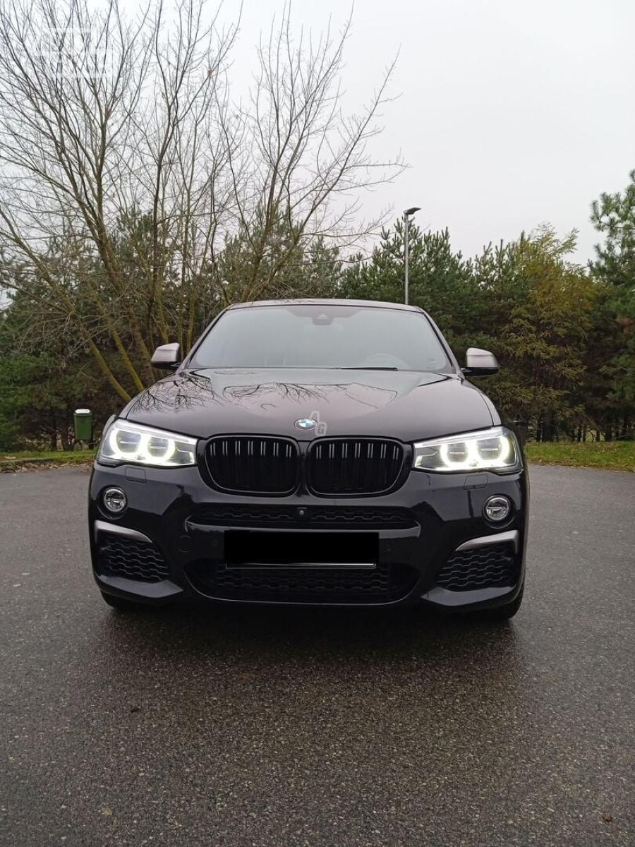 Black BMW X4 2017 in Kaunas, with an engine capacity of 3.00 L and mileage of 79 thousand km for 24500 €, photo 37 on AUTOMOTO.COM.LV