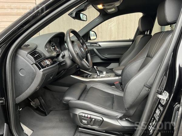 Black BMW X4 2017 in Jelgava, with an engine capacity of 2.00 L and mileage of 0 thousand km for 18590 €, photo 7 on AUTOMOTO.COM.LV