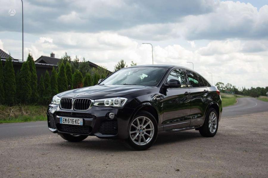 Melns BMW X4 2017 Elektrėnai, ar dzinēja tilpumu 2.00 L un nobraukumu 265 tūkst. km par 17350 €, foto 1 vietnē AUTOMOTO.COM.LV