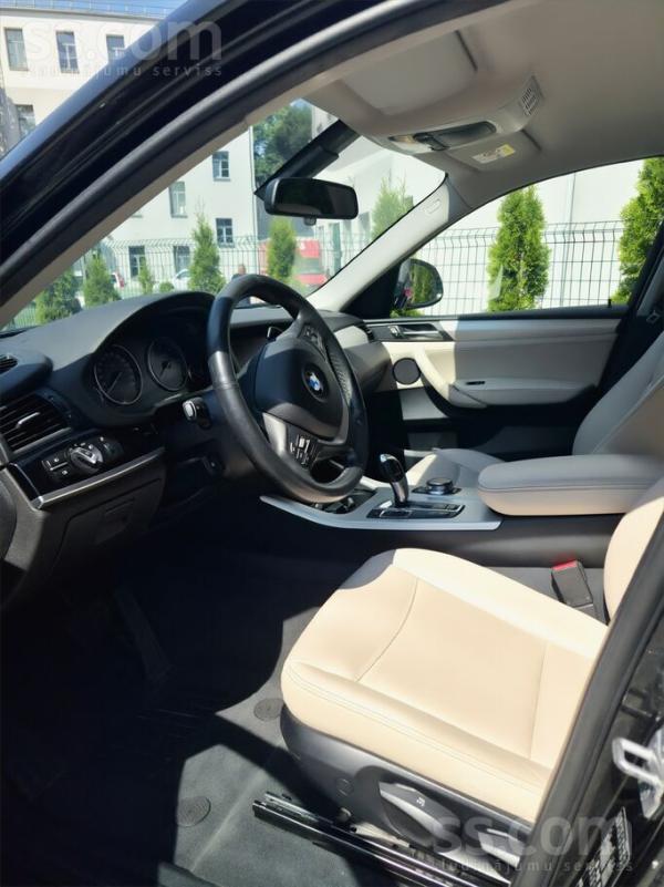 Melns BMW X4 2017 Ogre, ar dzinēja tilpumu 2.00 L un nobraukumu 174 tūkst. km par 16890 €, foto 7 vietnē AUTOMOTO.COM.LV