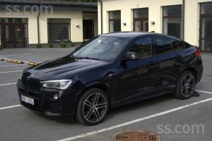 Black BMW X4 2017 in Riga, with an engine capacity of 3.00 L and mileage of 135 thousand km for 22500 €, photo  on AUTOMOTO.COM.LV