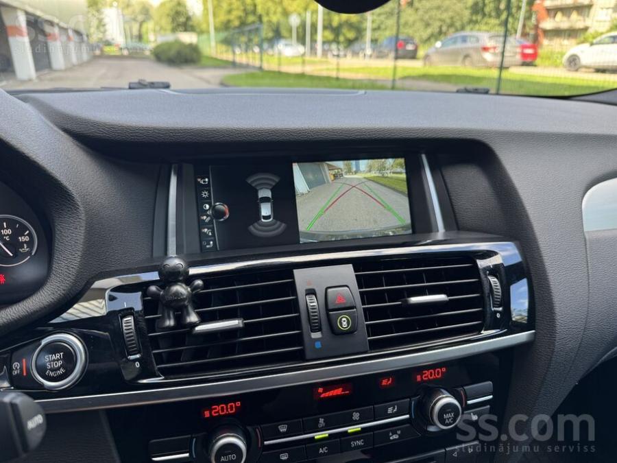 Black BMW X4 2017 in Riga, with an engine capacity of 3.00 L and mileage of 0 thousand km for 16950 €, photo 16 on AUTOMOTO.COM.LV