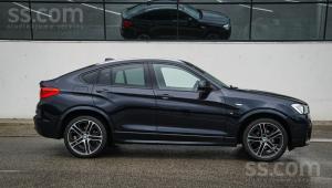 Black BMW X4 2017 in Riga, with an engine capacity of 3.00 L and mileage of 220 thousand km for 18450 €, photo 6 on AUTOMOTO.COM.LV