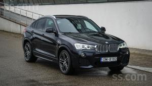 Black BMW X4 2017 in Riga, with an engine capacity of 3.00 L and mileage of 220 thousand km for 18450 €, photo 7 on AUTOMOTO.COM.LV