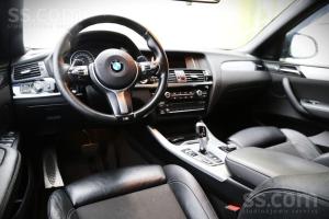 Black BMW X4 2018 in Riga, with an engine capacity of 2.00 L and mileage of 206 thousand km for 22995 €, photo 8 on AUTOMOTO.COM.LV