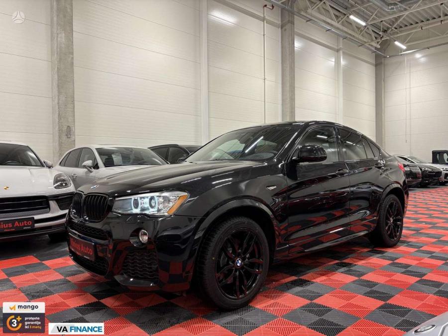 Black BMW X4 2018 in Vilnius, with an engine capacity of 2.98 L and mileage of 68 thousand km for 23990 €, photo 1 on AUTOMOTO.COM.LV