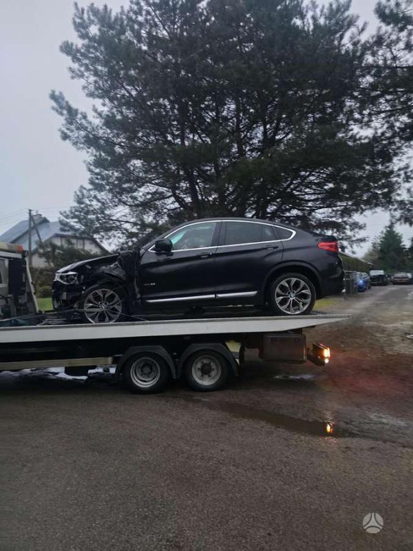 Melns BMW X4 2018 Kauņa, ar dzinēja tilpumu 2.00 L un nobraukumu 137 tūkst. km par 11900 €, foto 1 vietnē AUTOMOTO.COM.LV