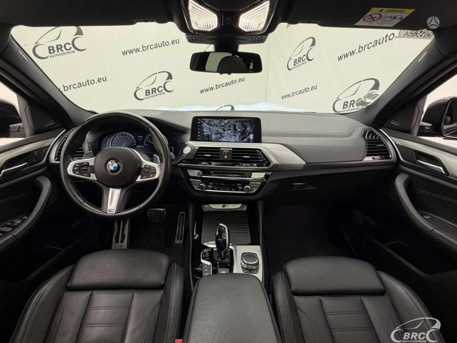 Black BMW X4 2018 in Vilnius, with an engine capacity of 2.99 L and mileage of 179 thousand km for 31200 €, photo 4 on AUTOMOTO.COM.LV