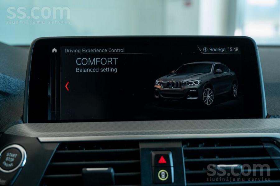 Melns BMW X4 2018 Rīga, ar dzinēja tilpumu 2.00 L un nobraukumu 131 tūkst. km par 29900 €, foto 19 vietnē AUTOMOTO.COM.LV