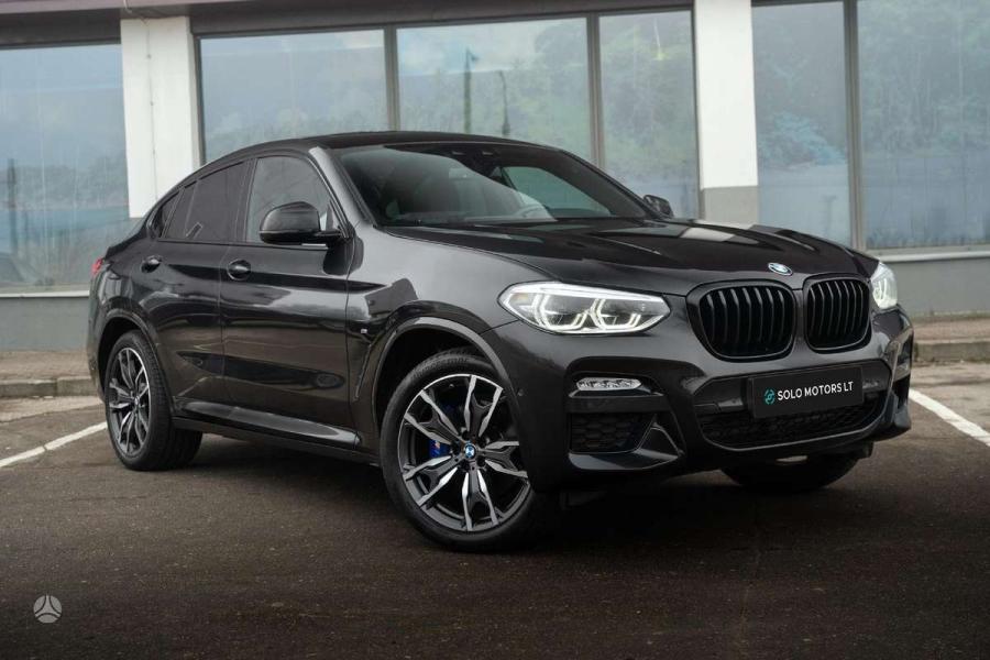 Melns BMW X4 2019 Viļņa, ar dzinēja tilpumu 2.00 L un nobraukumu 114 tūkst. km par 29950 €, foto 1 vietnē AUTOMOTO.COM.LV