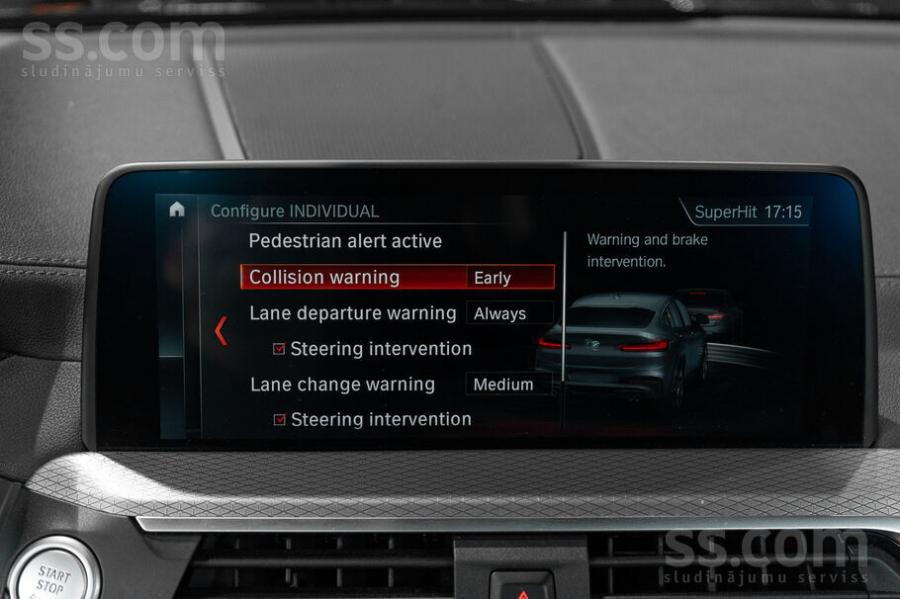 Черный БМВ Х4 2019 в Рига, объемом двигателя 3.00 л и пробегом 156 тыс. км за 33900 €, фото 28 на AUTOMOTO.COM.LV