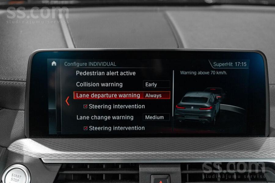 Черный БМВ Х4 2019 в Рига, объемом двигателя 3.00 л и пробегом 156 тыс. км за 33900 €, фото 29 на AUTOMOTO.COM.LV