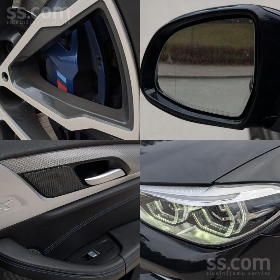 Black BMW X4 2019 in Riga, with an engine capacity of 3.00 L and mileage of 182 thousand km for 29960 €, photo 16 on AUTOMOTO.COM.LV