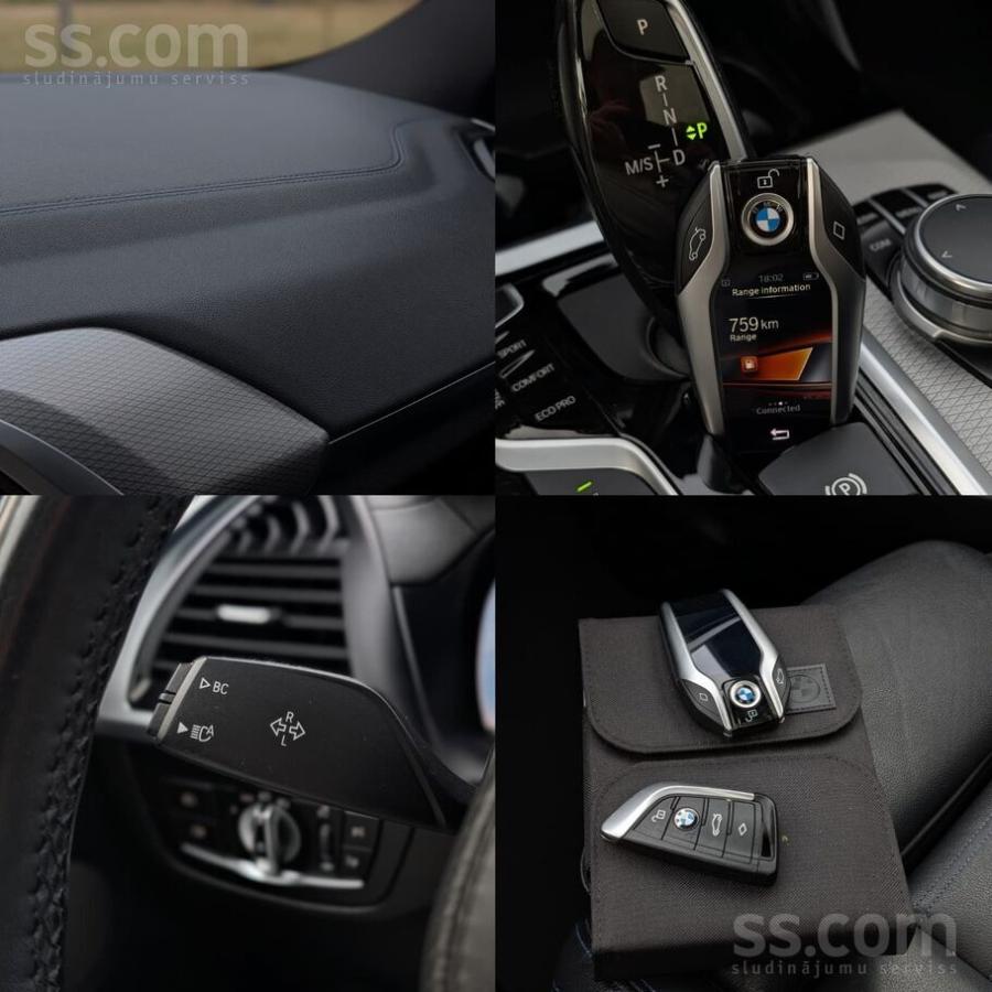 Black BMW X4 2019 in Riga, with an engine capacity of 3.00 L and mileage of 182 thousand km for 29960 €, photo 20 on AUTOMOTO.COM.LV