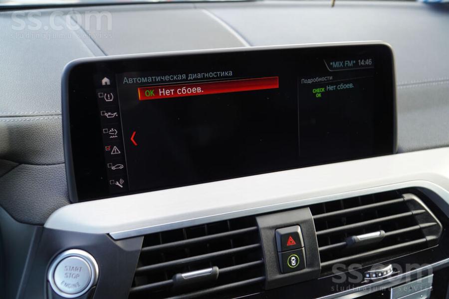 Black BMW X4 2019 in Riga, with an engine capacity of 3.00 L and mileage of 134 thousand km for 38990 €, photo 24 on AUTOMOTO.COM.LV