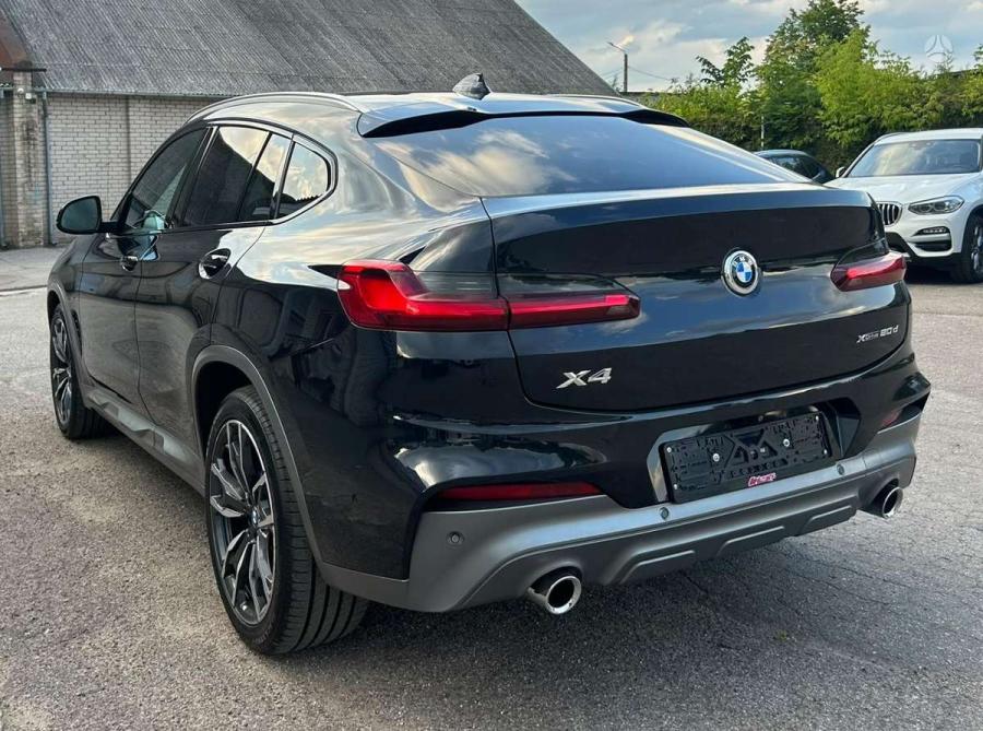 Melns BMW X4 2019 Panevēža, ar dzinēja tilpumu 2.00 L un nobraukumu 126 tūkst. km par 28500 €, foto 4 vietnē AUTOMOTO.COM.LV