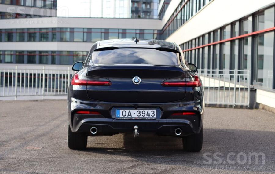 Melns BMW X4 2020 Rīga, ar dzinēja tilpumu 2.00 L un nobraukumu 52 tūkst. km par 32480 €, foto 6 vietnē AUTOMOTO.COM.LV
