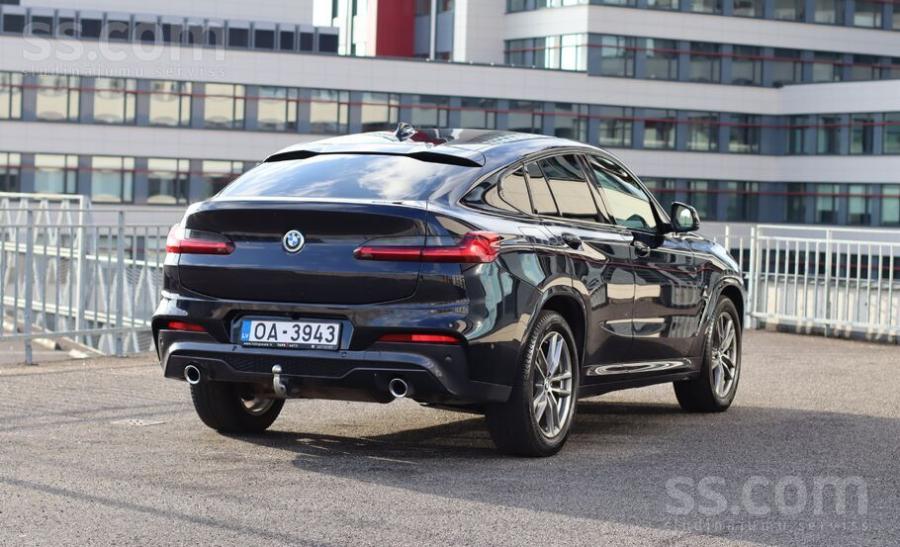 Melns BMW X4 2020 Rīga, ar dzinēja tilpumu 2.00 L un nobraukumu 52 tūkst. km par 32480 €, foto 7 vietnē AUTOMOTO.COM.LV