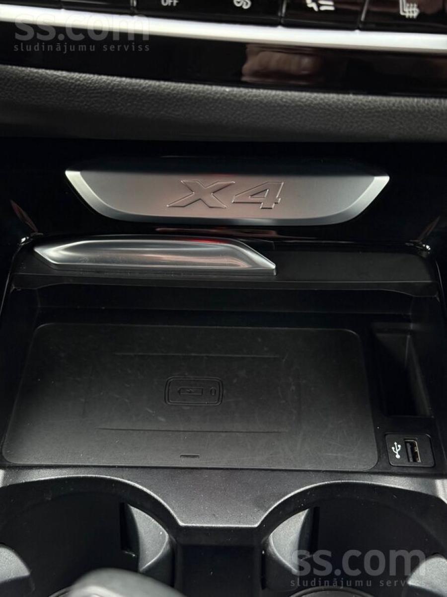 Melns BMW X4 2020 Rīga, ar dzinēja tilpumu 2.00 L un nobraukumu 52 tūkst. km par 32480 €, foto 17 vietnē AUTOMOTO.COM.LV