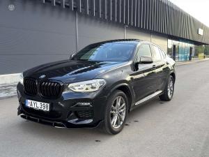 Black BMW X4 2020 in Vilnius, with an engine capacity of 3.00 L and mileage of 95 thousand km for 36800 €, photo 10 on AUTOMOTO.COM.LV