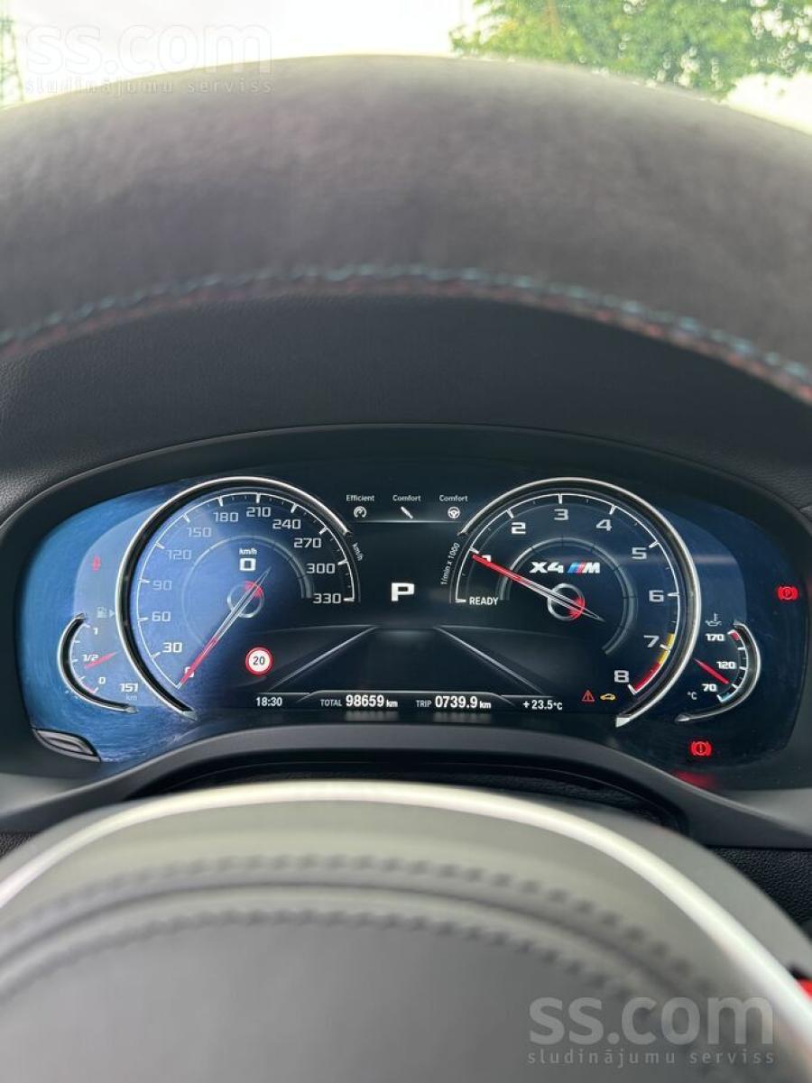 Melns BMW X4 2020 Rīga, ar dzinēja tilpumu 3.00 L un nobraukumu 99 tūkst. km par 33000 €, foto 19 vietnē AUTOMOTO.COM.LV