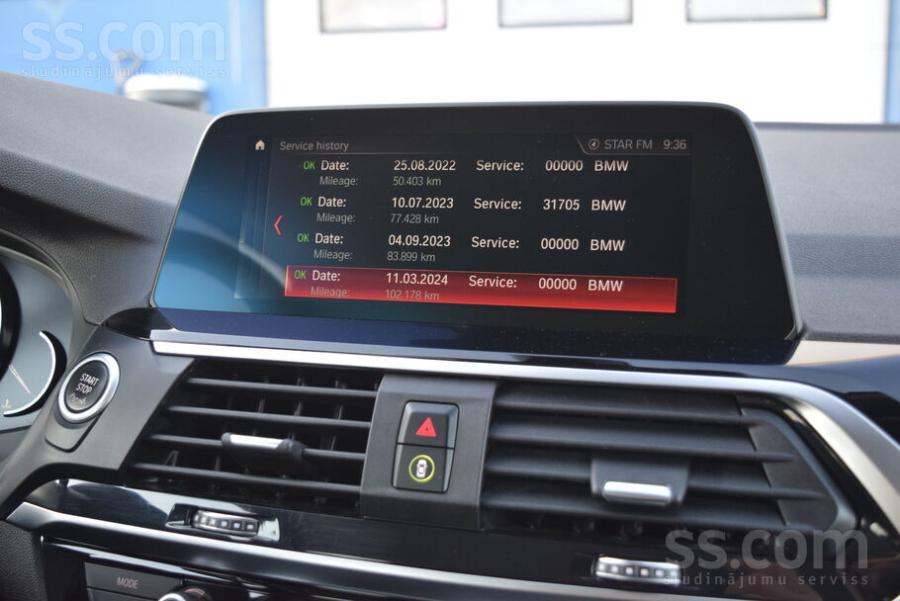 Melns BMW X4 2021 Rīga, ar dzinēja tilpumu 2.00 L un nobraukumu 108 tūkst. km par 29900 €, foto 9 vietnē AUTOMOTO.COM.LV