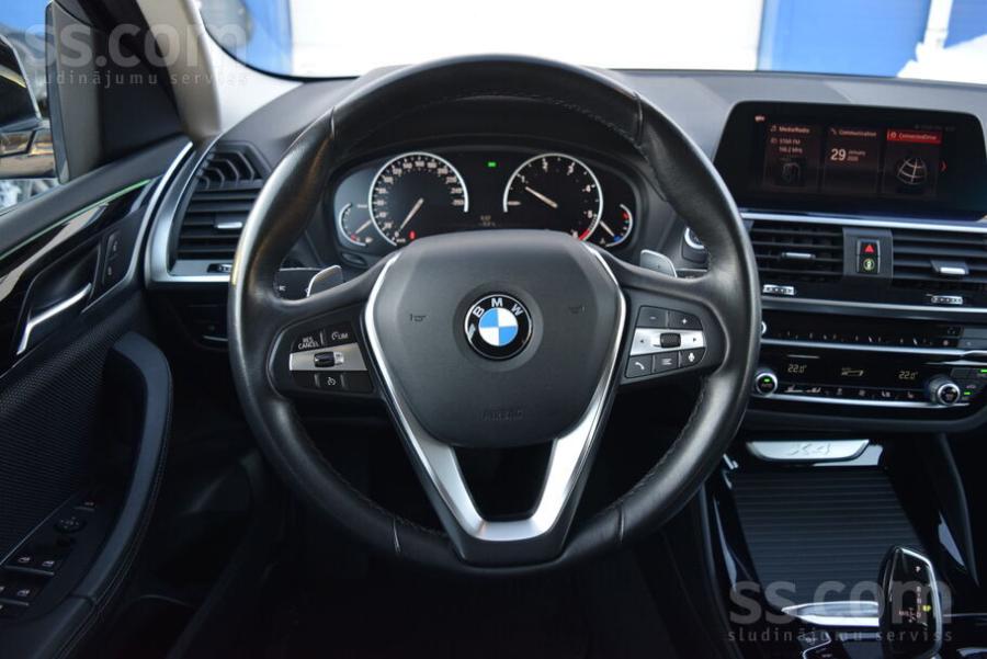 Melns BMW X4 2021 Rīga, ar dzinēja tilpumu 2.00 L un nobraukumu 108 tūkst. km par 29900 €, foto 12 vietnē AUTOMOTO.COM.LV