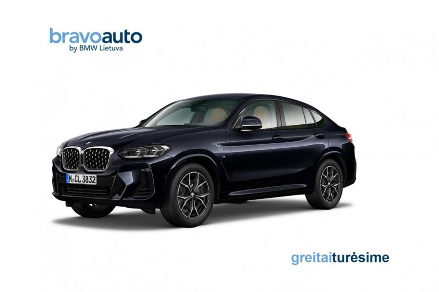 Black BMW X4 2022 in Vilnius, with an engine capacity of 2.00 L and mileage of 80 thousand km for 39991 €, photo 1 on AUTOMOTO.COM.LV