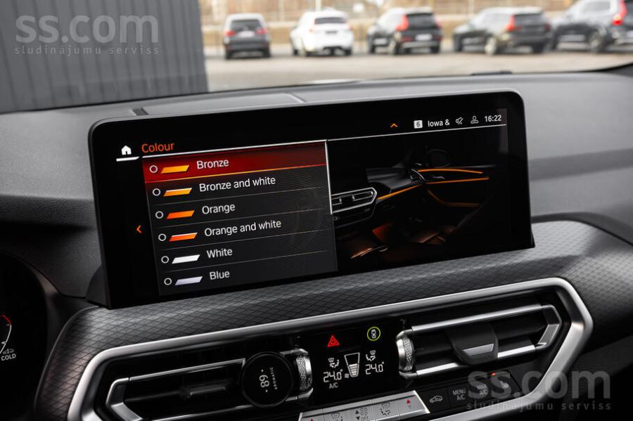 Melns BMW X4 2022 Jelgava, ar dzinēja tilpumu 2.00 L un nobraukumu 0 tūkst. km par 34700 €, foto 28 vietnē AUTOMOTO.COM.LV