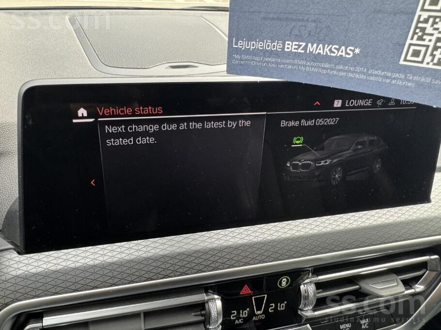 Melns BMW X4 2022 Rīga, ar dzinēja tilpumu 2.00 L un nobraukumu 133 tūkst. km par 33950 €, foto 28 vietnē AUTOMOTO.COM.LV